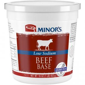 Nestle Minors Low Sodium Beef Base , Gluten Free (1 lb. Packs, 6 Per C ...