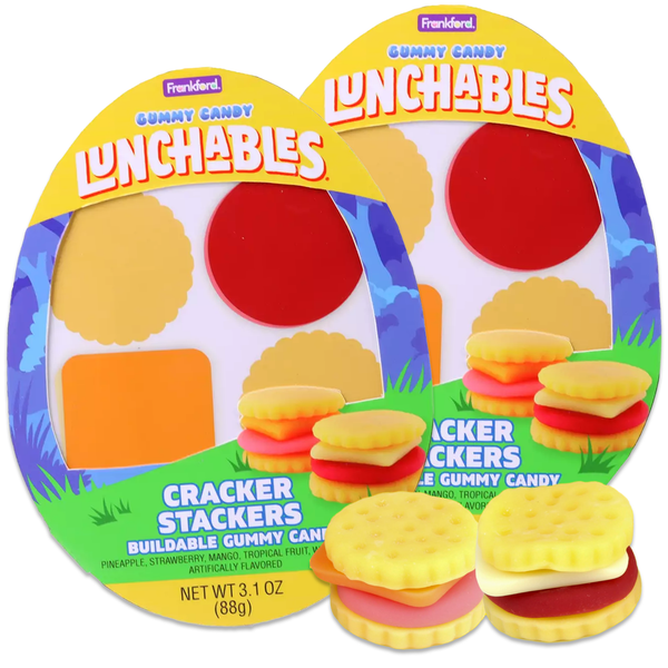 Kraft Lunchables Gummy Candy Easter Eggs 2 Pack. Includes 2 x Lunchabl ...