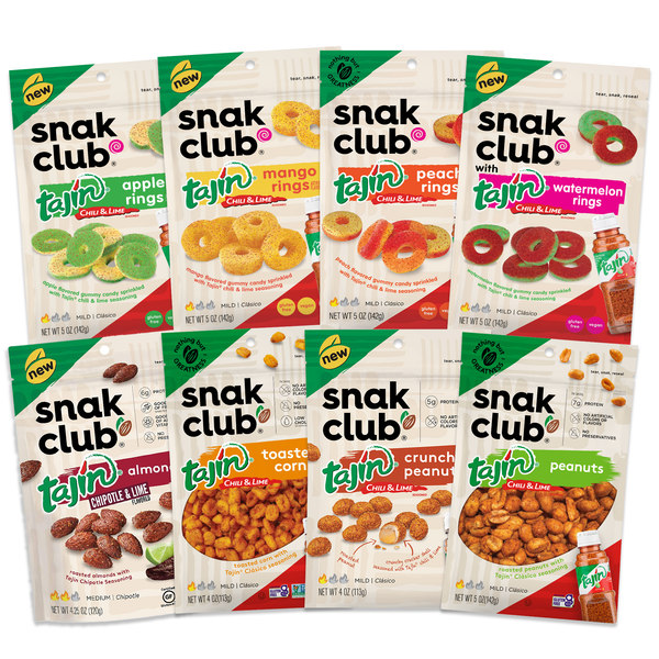 Lime Chili Snack Mix Variety 8 Pack- Includes 4 Flavors of Gummy Candy ...