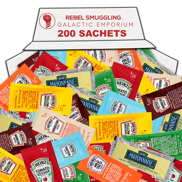 Heinz Condiment Packets Variety 200 Pack- 25 Ketchup Packets, 25 Mayon ...