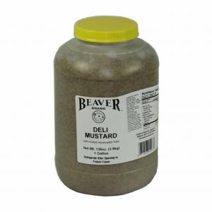 Beaver Deli Mustard Seasoned W/ Garlic, Horseradish Roots & Ginger, 8 ...